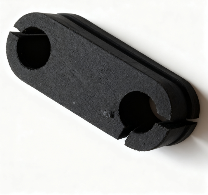 Anti-Vibration Rubber Fixing Block GDK-48 - Symmetric Dual-Hole Design ...