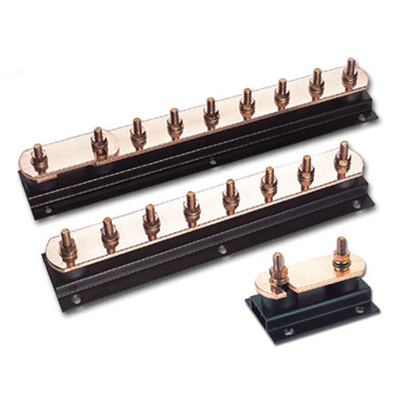 WJ Furse Copper Earthing Block 90mm X 96mm X 725mm 10 Connections ...