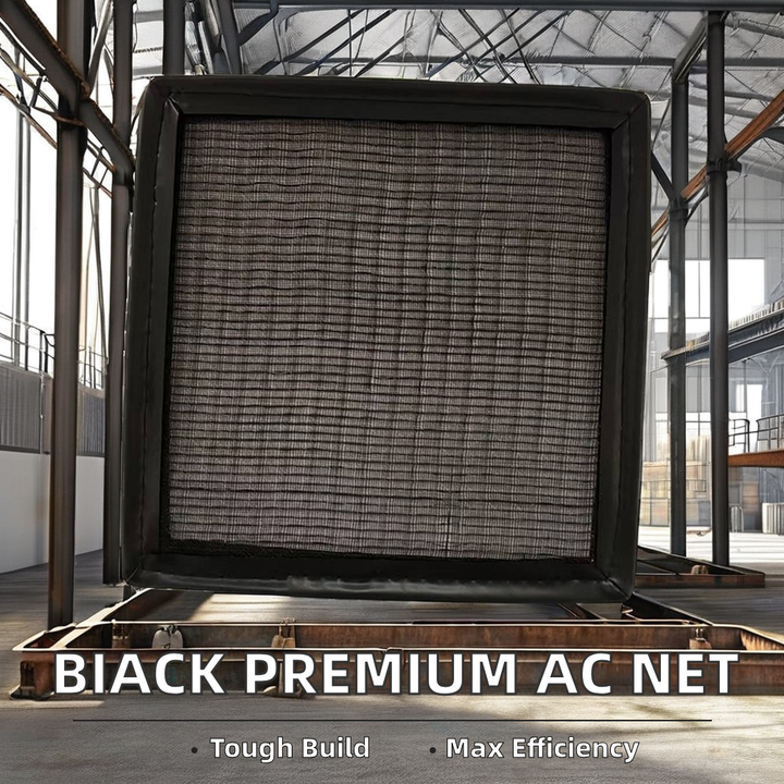 HVAC System Cleanroom Air Filter Prefabricated Black Replacement Filter ...