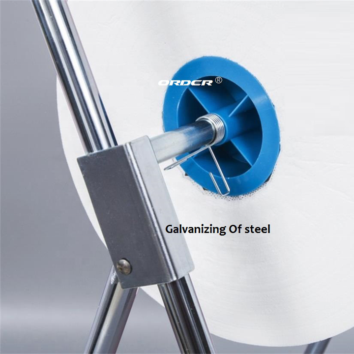 Galvanized Steel Industrial Floor Stand Paper Roll Dispensers for ...