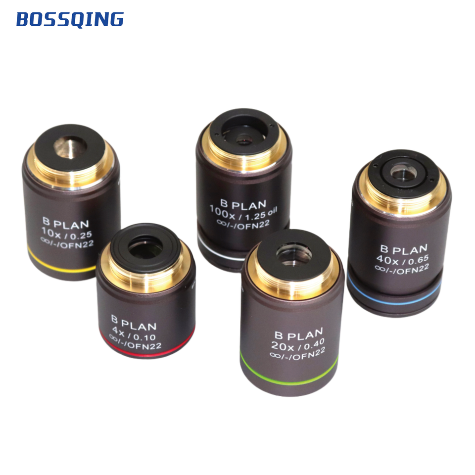 20.32mm RMS Parfocal Biological Plan Achromatic Infinity-Corrected ...