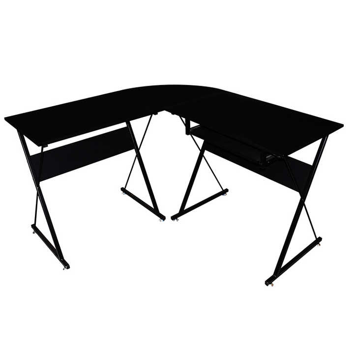 Office furniture L-shaped luxury executive desk computer table ...