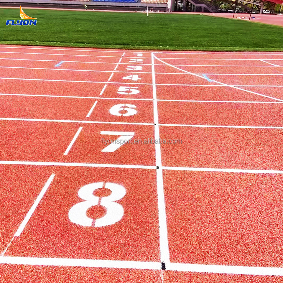 IAAF Certified Full Pour Polyurethane Running Track - Eco-Friendly ...