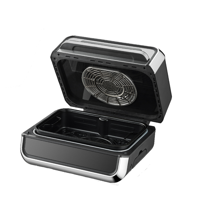 JEWIN Stainless Steel Air Fryer Indoor Grill 6L Big Capacity Grilling ...