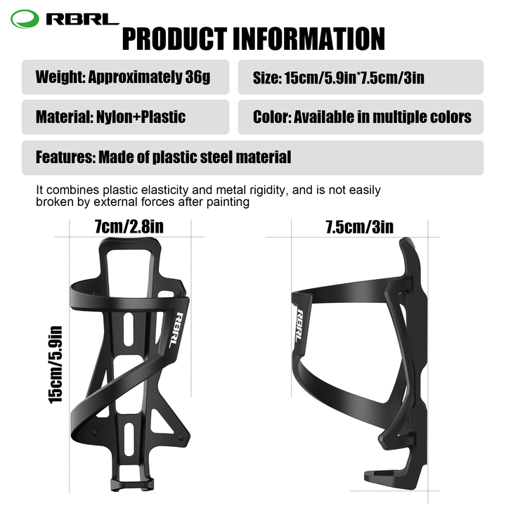 EasyDo Lightweight and Strong Bike Water Bottle Cages Easy Installation ...
