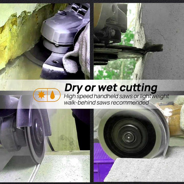 4-1/2 in Mortar Raking Crack Chaser Diamond Blade for Removal Grout ...