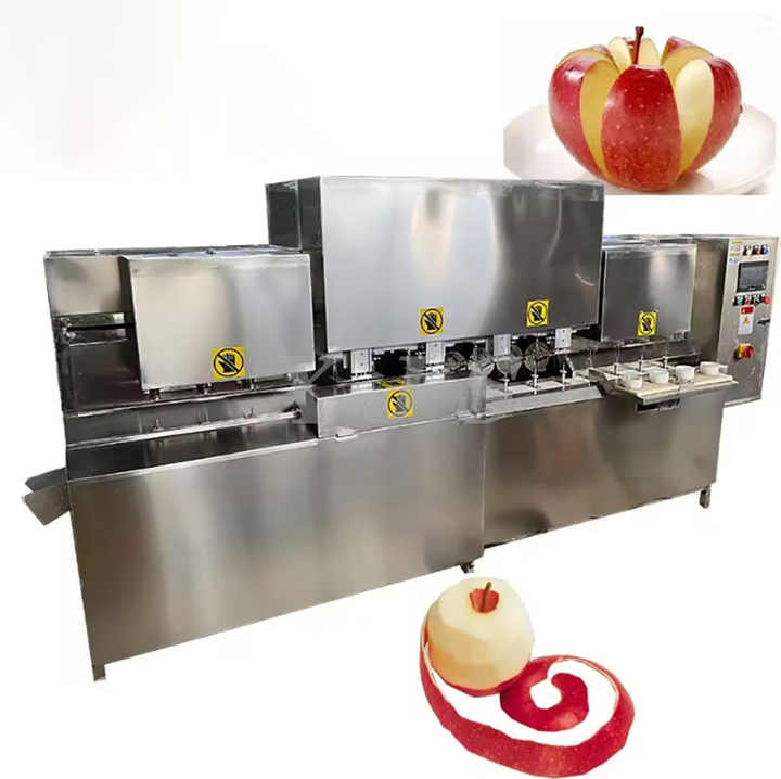 Commercial Stainless Steel Automatic Apple Coring Peeling Slicing ...