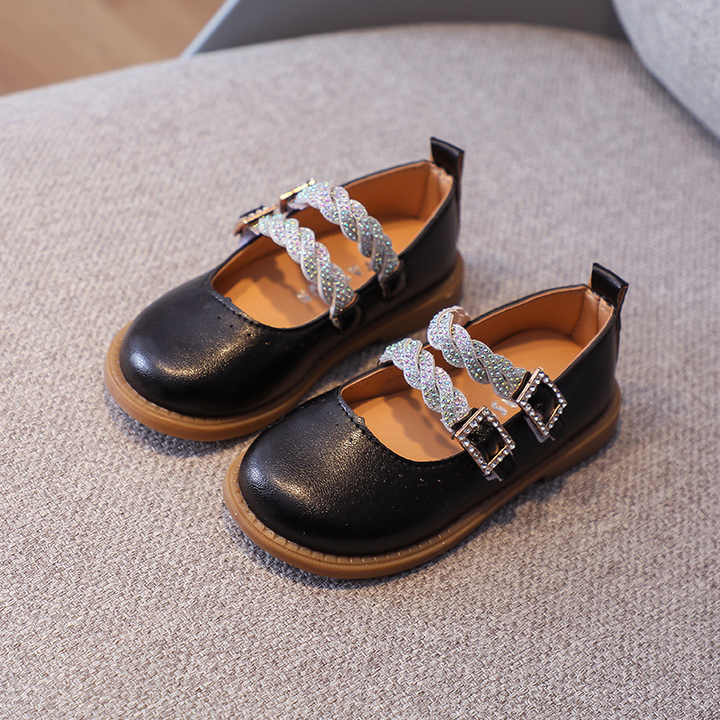 Girls Basic Kids Shoes Flats Baby Toddlers Anti-Slippery Casual Shoes ...