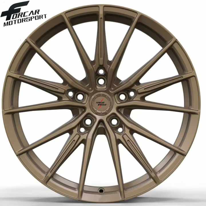 Forcar Custom Monoblock Bronze Color Popular Selling Simple Design 16-24 Inch Alloy Forged ...