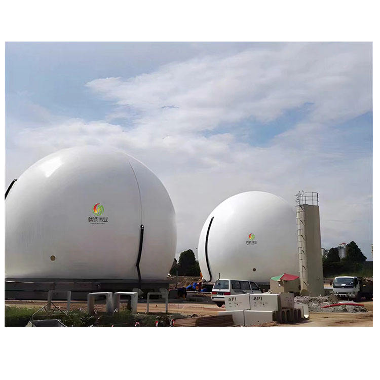 Double Membrane Biogas Storage Balloon for CHP Project