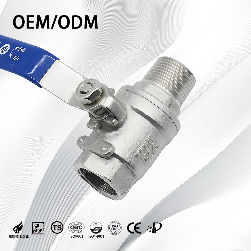 China Factory Supplier Steam Handle Manual 1/4"-4" Operated DN10 2pc ...