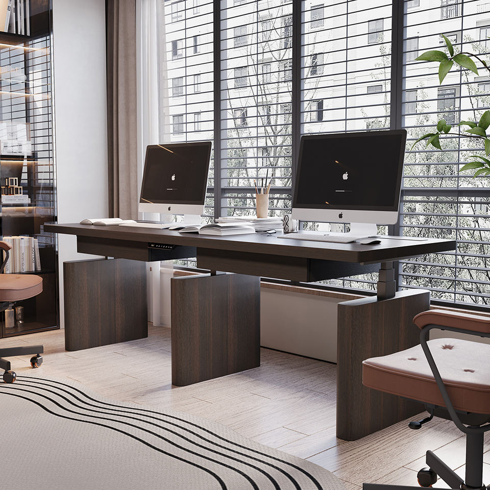 Ergonomic Modern Office Desk Table High Grade Customizable Height ...