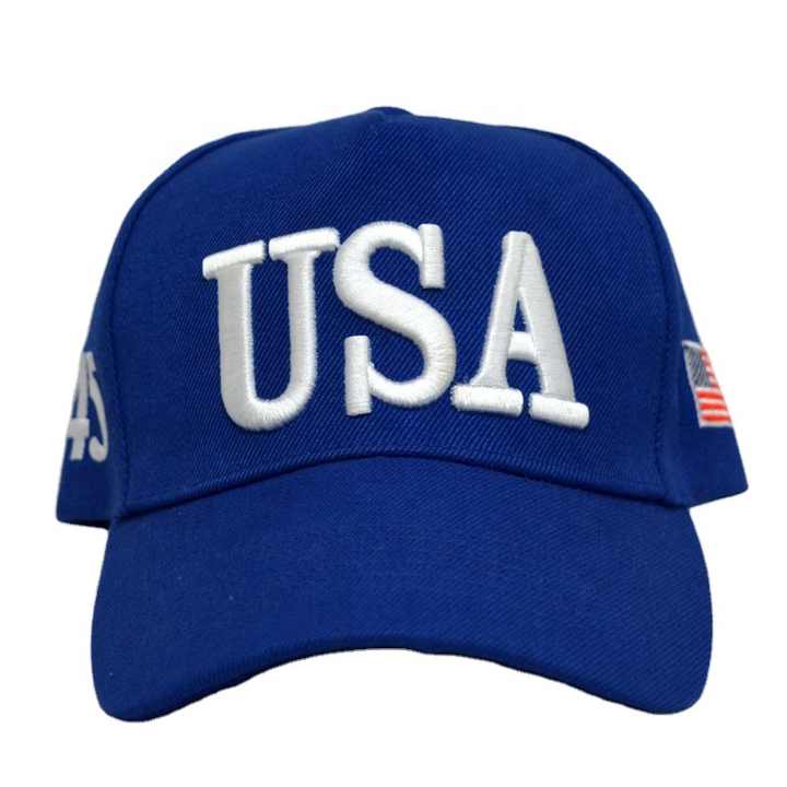 2024 Custom logo Maga Hat With USA Flag 5 Panel Unisex Women Mens ...