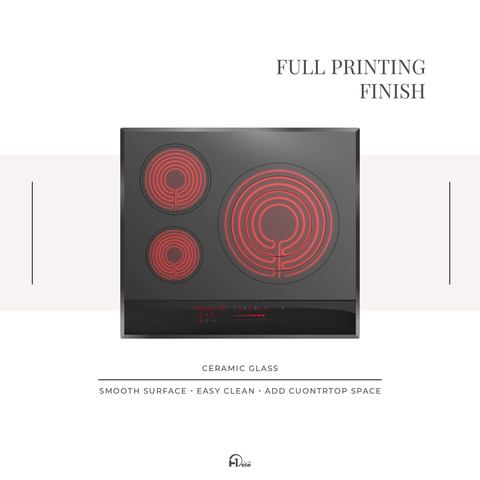 3 Burner Ceramic Cooktop - Efficient Cooking Appliance