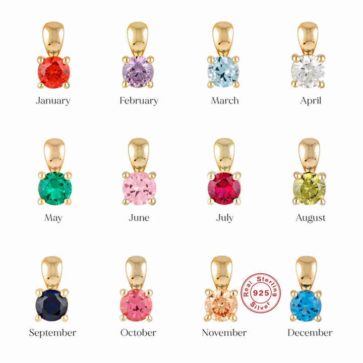 Cubic Zirconia Jewelry 925 Sterling Silver Gold Plated Colorful CZ ...