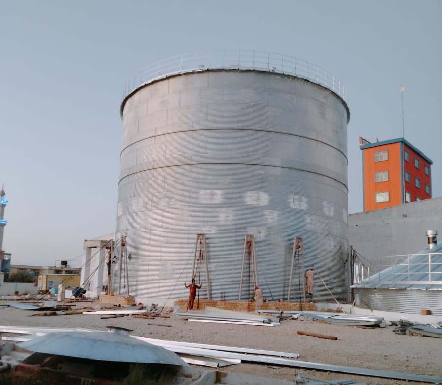 Verified Supplier Paddy Silos Galvanized Steel Construction | Alibaba.com