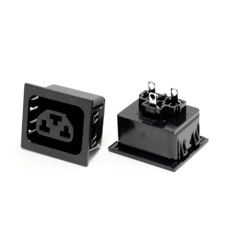 20A/16A/15A/10A额定电流的卡扣式IEC 320电源C39连接器入口工业尼龙电源插座| Alibaba.com