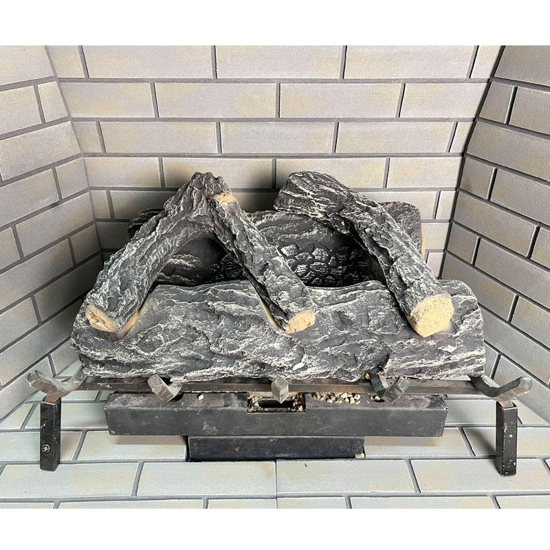 Gas Log Artificial Fire Wood for Gas Fireplace Concrete Logs Cement ...
