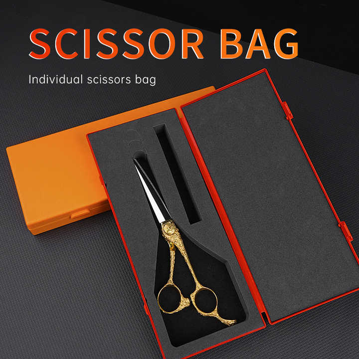 Portable Scissor bag for hairdressers Scissor leather bag for ...