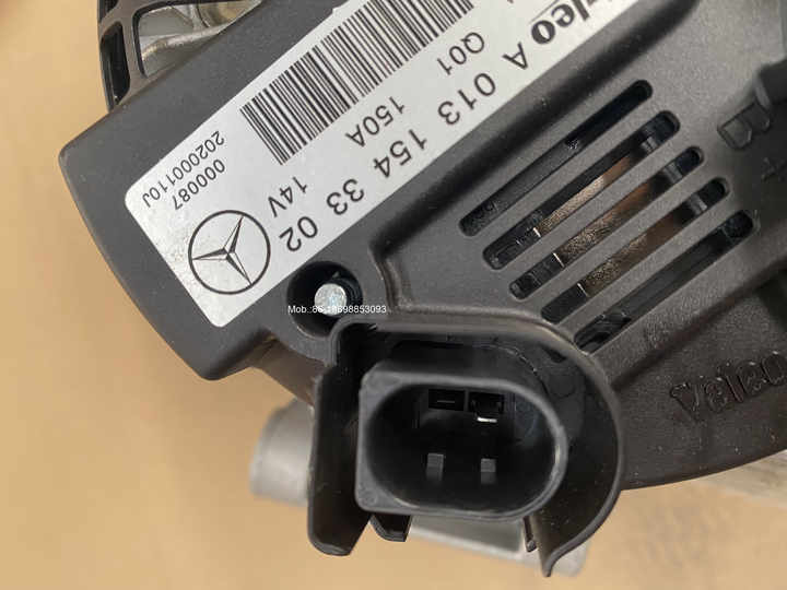 适用于梅赛德斯奔驰短跑运动员B906总线交流发电机A0131543302 A0141541502 14V 150A原装汽车交流发电机 ...
