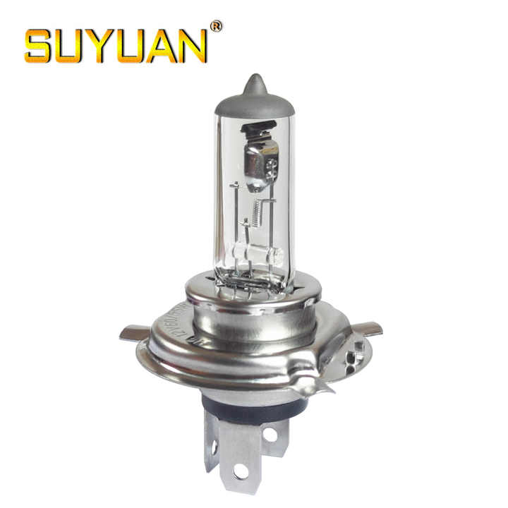 SUEZ Factory Supply Clear White 12V 60/55W H4 Halogen Bulb