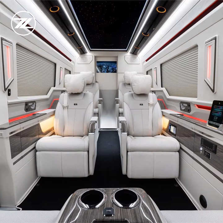 2024 Mercedes Sprinter Van Full Interior Walls Upgrade VIP