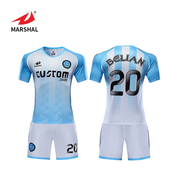 Encuentre el mejor fabricante de uniformes azules de equipos de futbol ...
