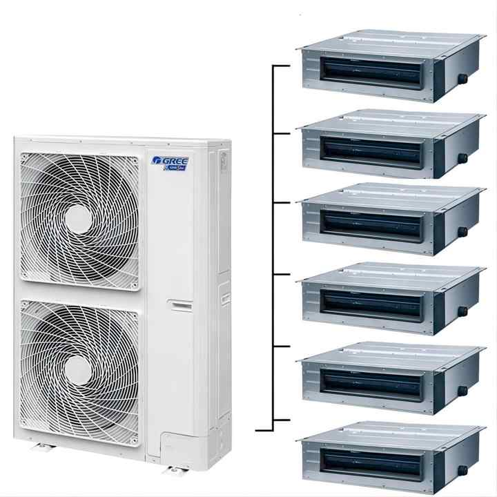Gree VRF Multi Cassette Ceiling Chiller Hrv Fcu Industrial Cooling ...