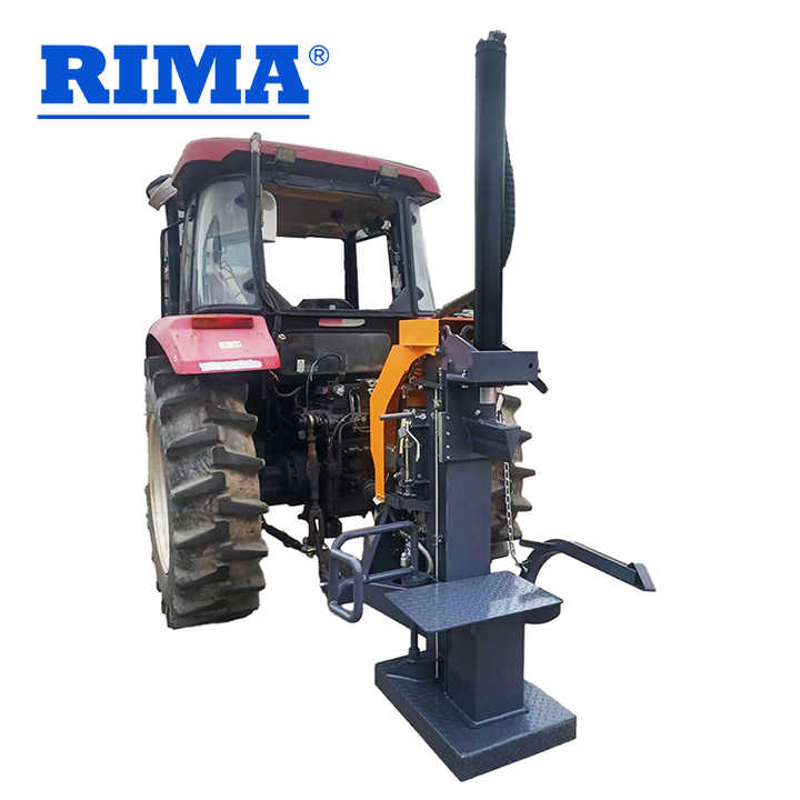 18 Ton Tractor Powered Horizontal Vertical Wood Log Splitting Machine ...
