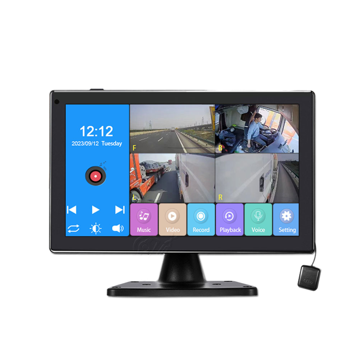 High Quality 10.1 Inch HD TFT Touch Screen Flip-Down Car Monitor SD ...