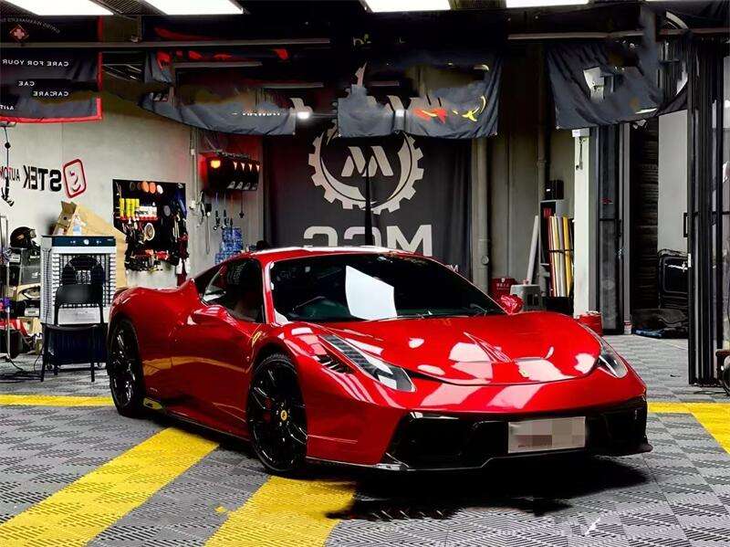 For Ferrari 458 SPC Aerodynamic Tuning Body Kit Tefit Plastic Front ...