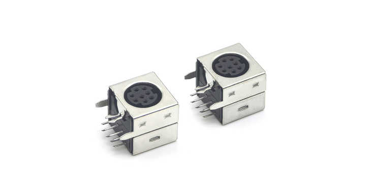 MDC Micro Terminal Female Right Angle DIP 2*4P Application for PCB DIN ...