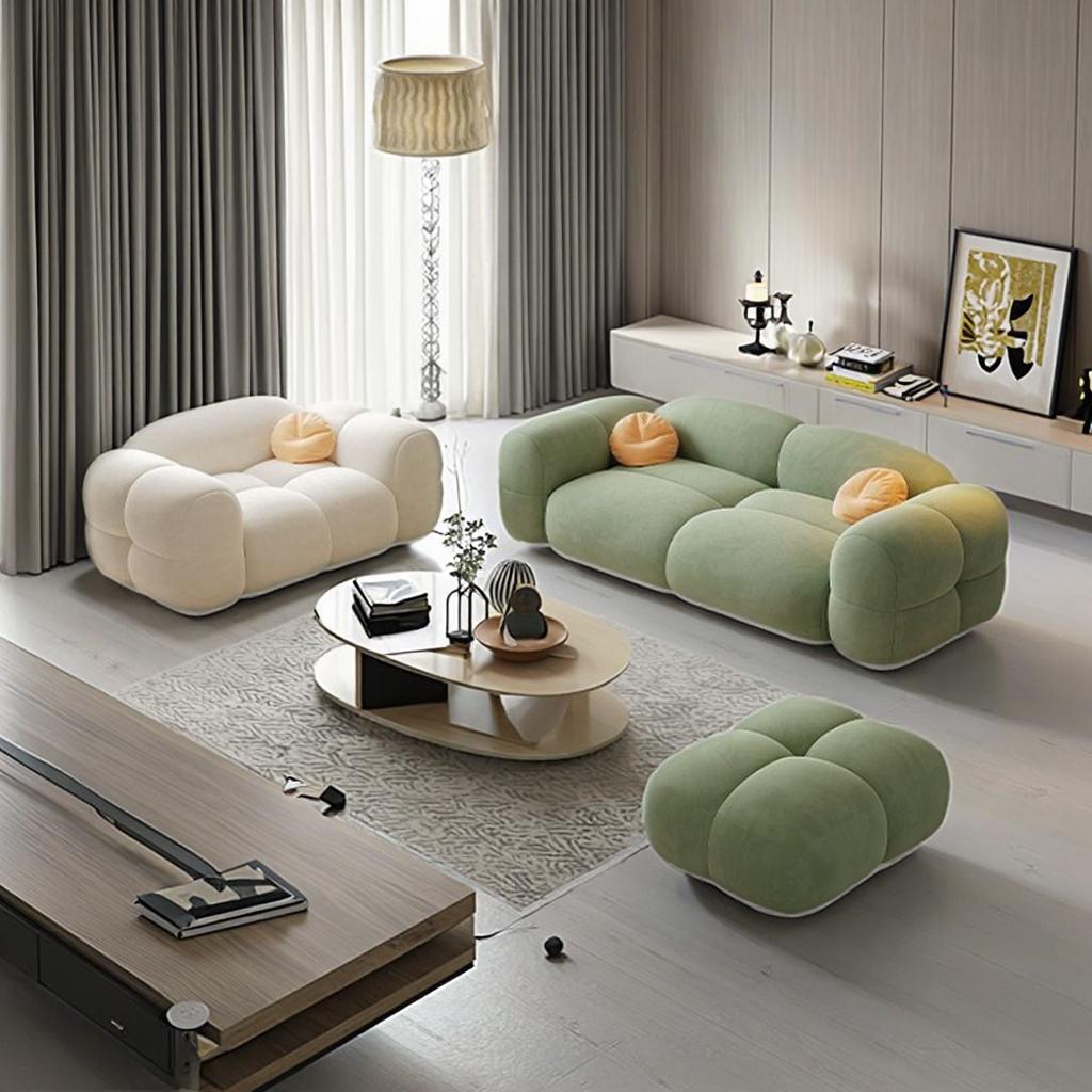 Quality white color fabric sofa for Comfortable Living Spaces