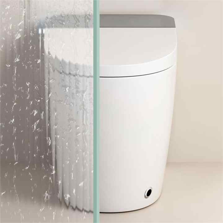 Smart Toilet with Automatic Lid, Heated Seat & Bidet