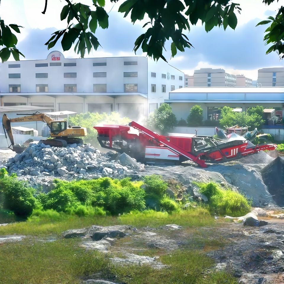 Pengpai Crawler Mobile Crusher Price Crawler Trailer Mobile Gold Ore ...