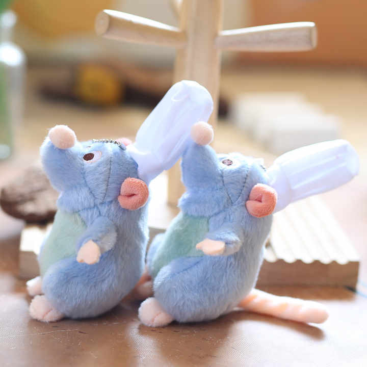 Custom Cartoon Anime Cute Ratatouille King Pendant Plush Toy Mouse Doll ...