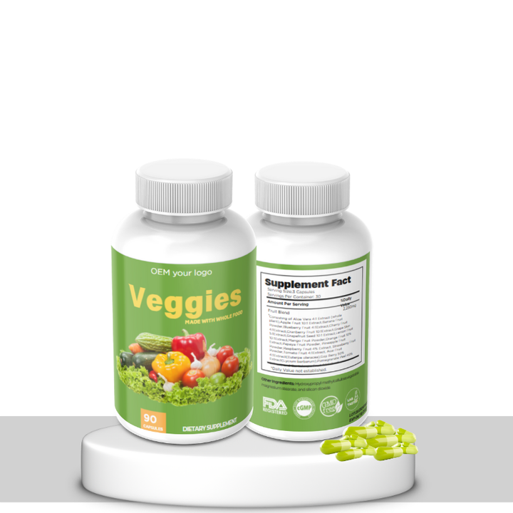 Wholesale Private Label Superfood Fruit Vegetable Capsules Overall ...