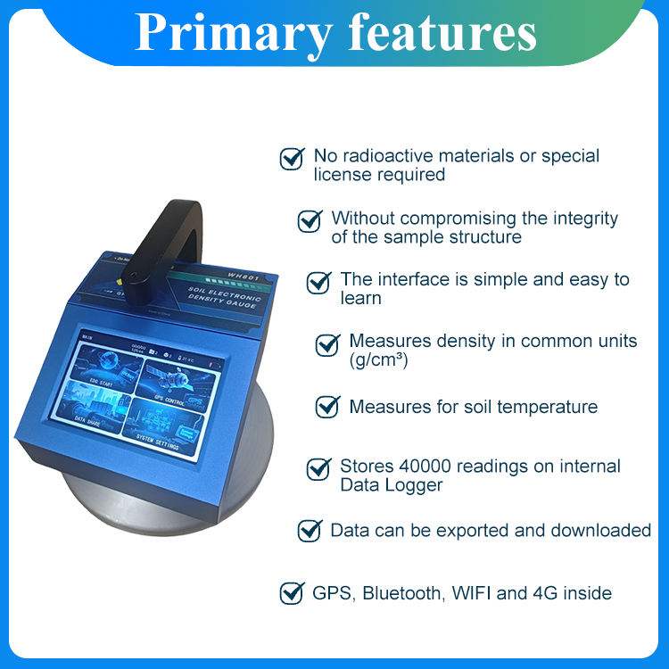 SDG200 Soil Non Nuclear Density Meter, Roadbed Compaction Moisture ...