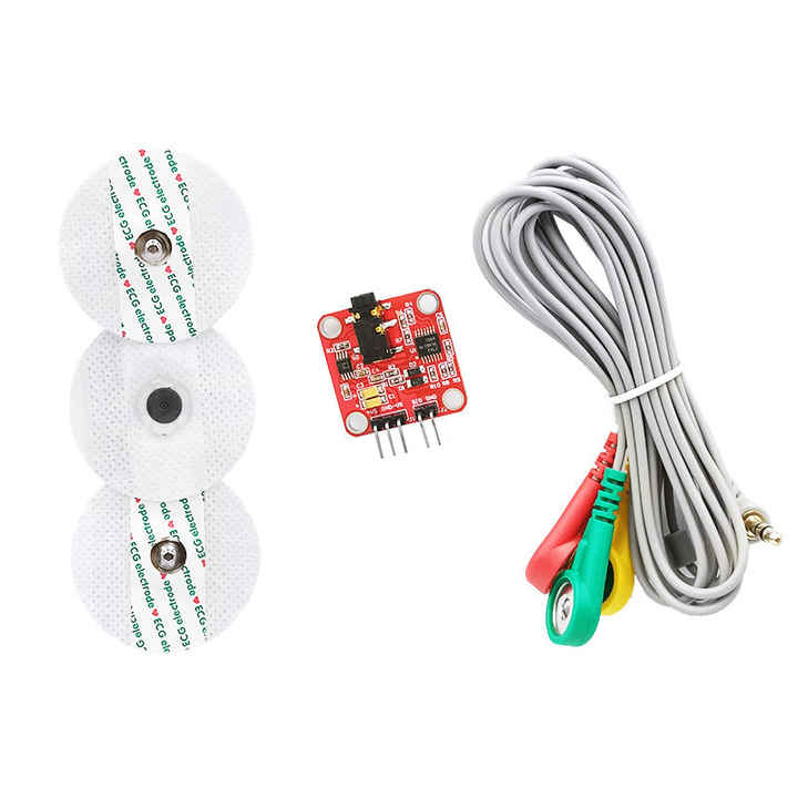 Muscle electrical sensor module muscle analog signal EMG raw signal ...
