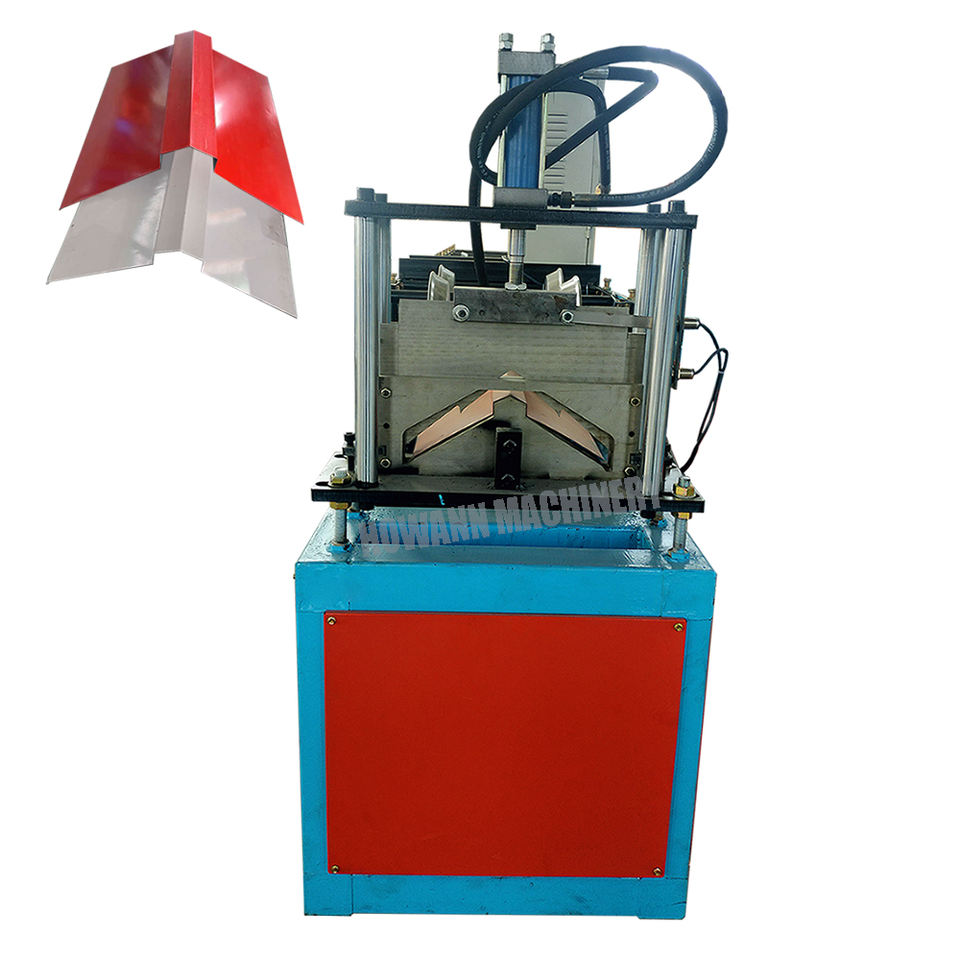 Hot Sale Roof Ridge Tile Roll Forming Machine Metal Ridge Cap Making ...