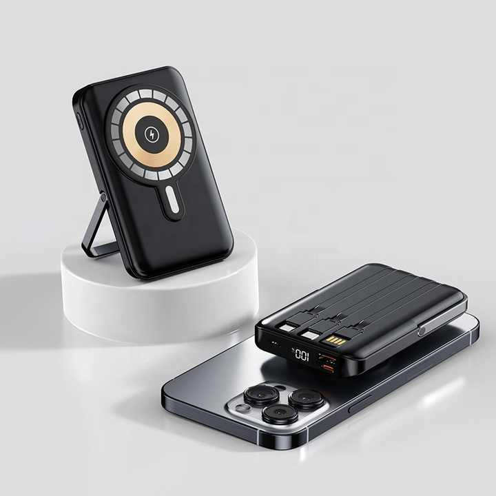 Wireless 15W Portable Magnetic Wireless Power Banks Mini 5000mah ...