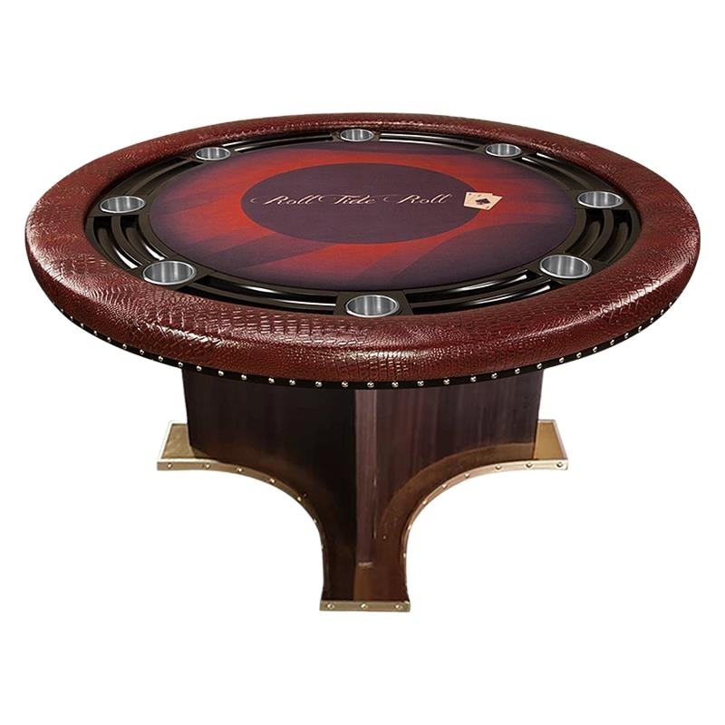 Custom Luxury Solid Wood Poker Table - Perfect for Casinos