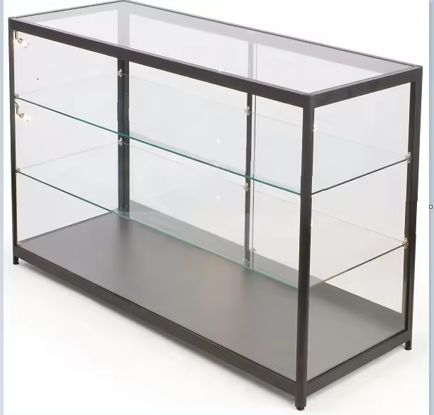 4FT Width Glass Showcase Small Display Showcase| Alibaba.com