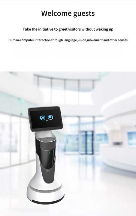 Humanoid Receptionist Greeting Robot Intelligently| Alibaba.com