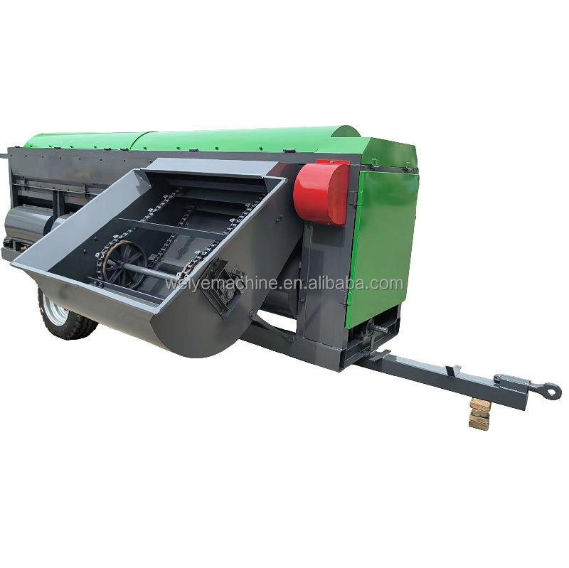 Diesel-powered Fully Automatic Chili Harvester Chili Pepper Picking ...
