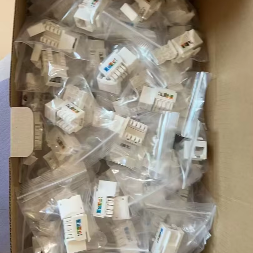 Network Module CAT6 UTP FTP RJ45 Keystone Jacks Modular Compatible with ...