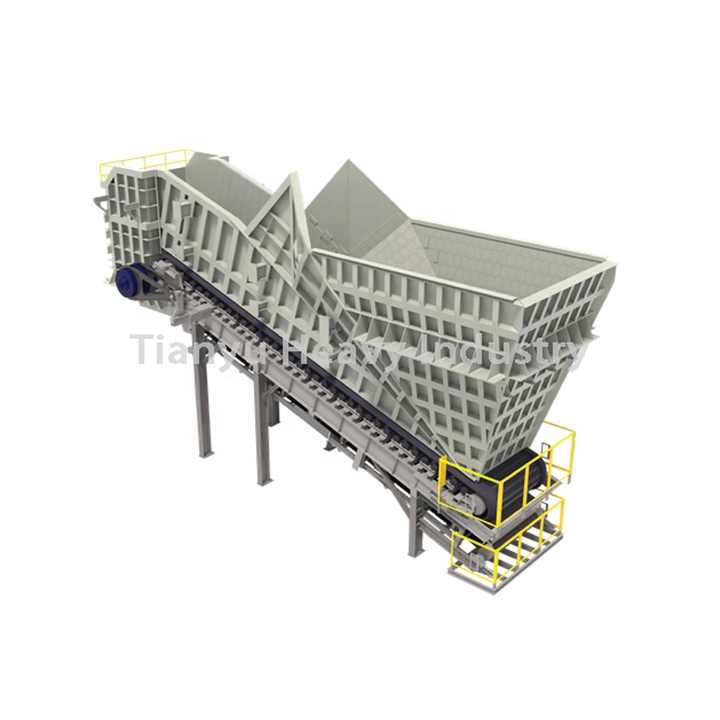 Heavy Duty Buckling Handling Apron Feeder for Iron Ore