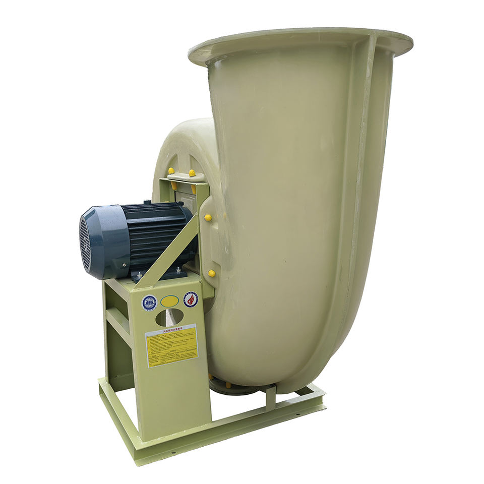 Heavy Duty Industrial FRP Centrifugal Blower Anti Acid FRP Impeller ...