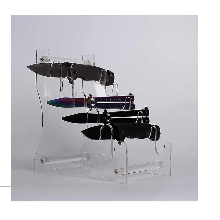 Custom Knife Display Stands - Durable Acrylic Solutions