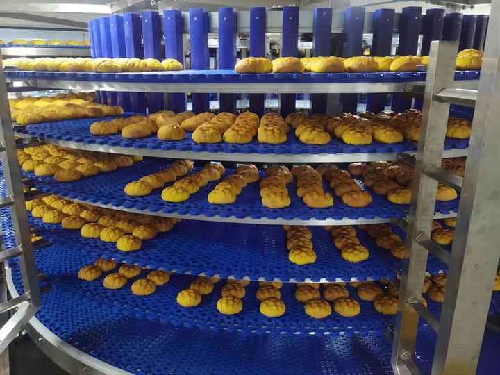 Spiral Cooling Tower Proofer Conveyor for Proofing Bakery Dough Toast ...